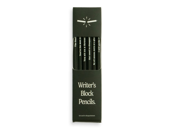 Writer's Block Pencils – Plot Devices
